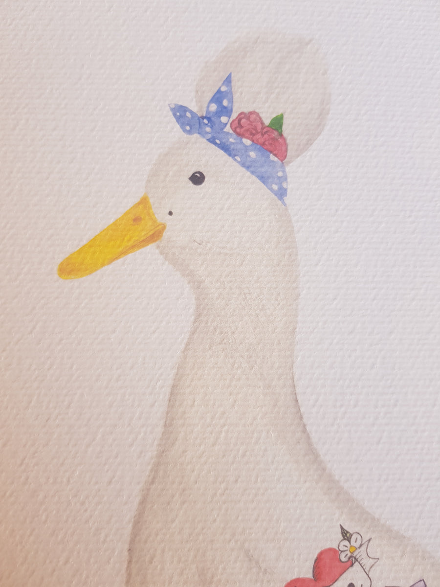 Amy Duck Print – Scruffylittleherbert